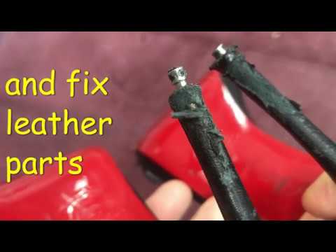! christian louboutin ! ! shoe repair ! ! heel tip ! tay shoerepair charlotte