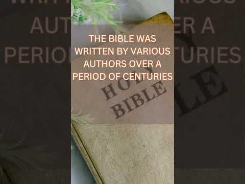 Who wrote the Bible