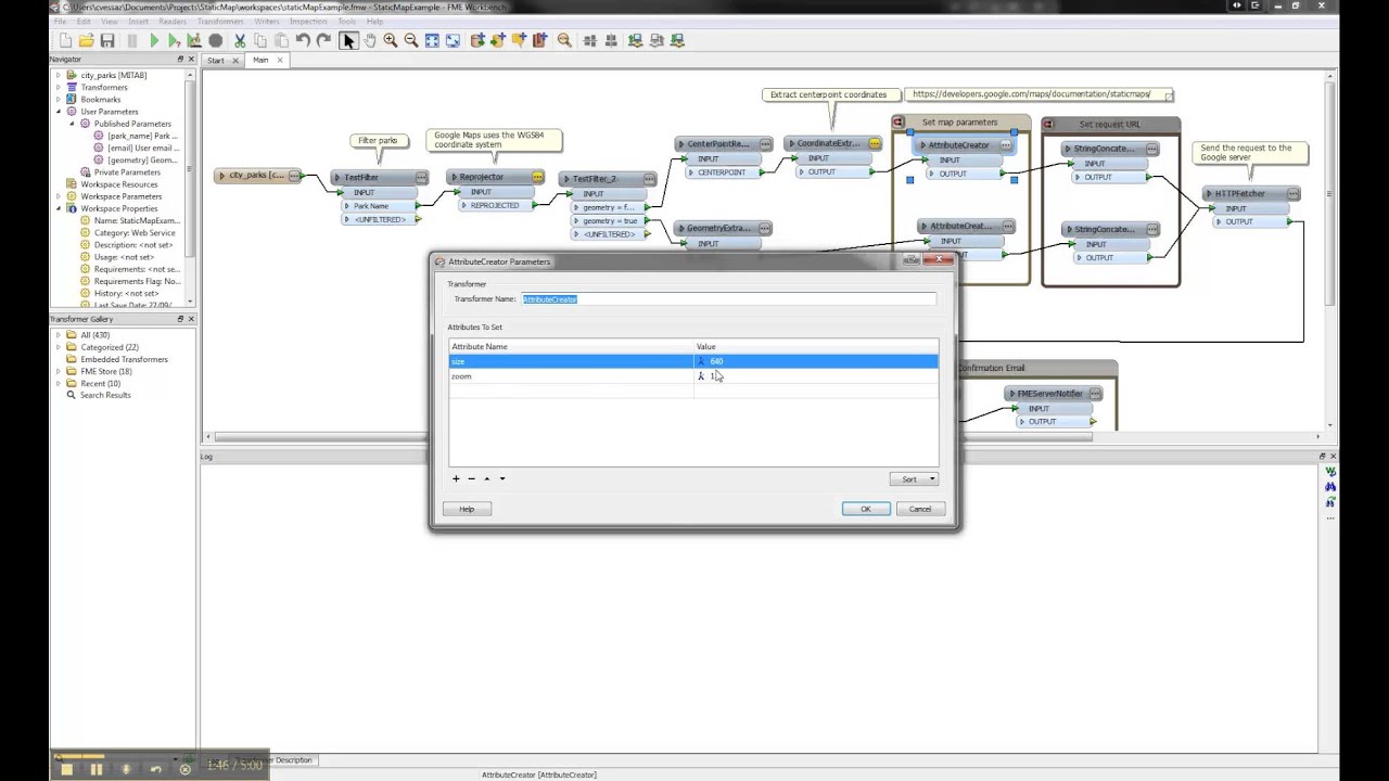 Create Google Static Maps from location data
