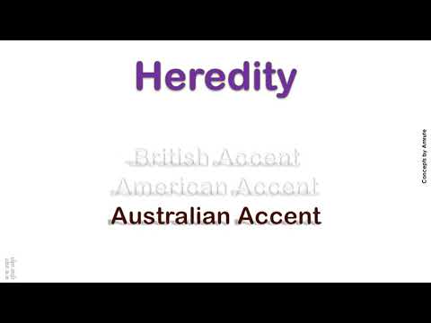 Heredity How to Pronounce Heredity in Australian Accent, British Accent, American Accent ?