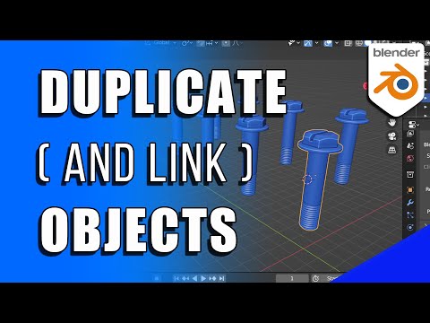 How to Duplicate Objects in Blender