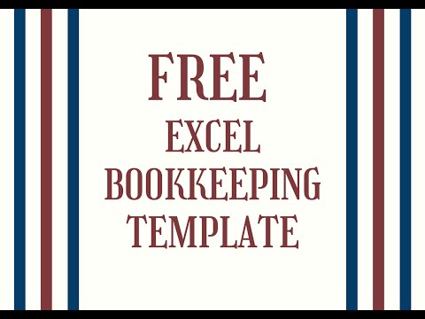 FREE Excel Bookkeeping Template