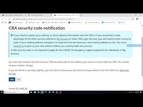 how to apply for cra account