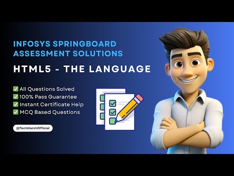 Infosys Springboard HTML5 Assessment Answers | 100% Score Guide