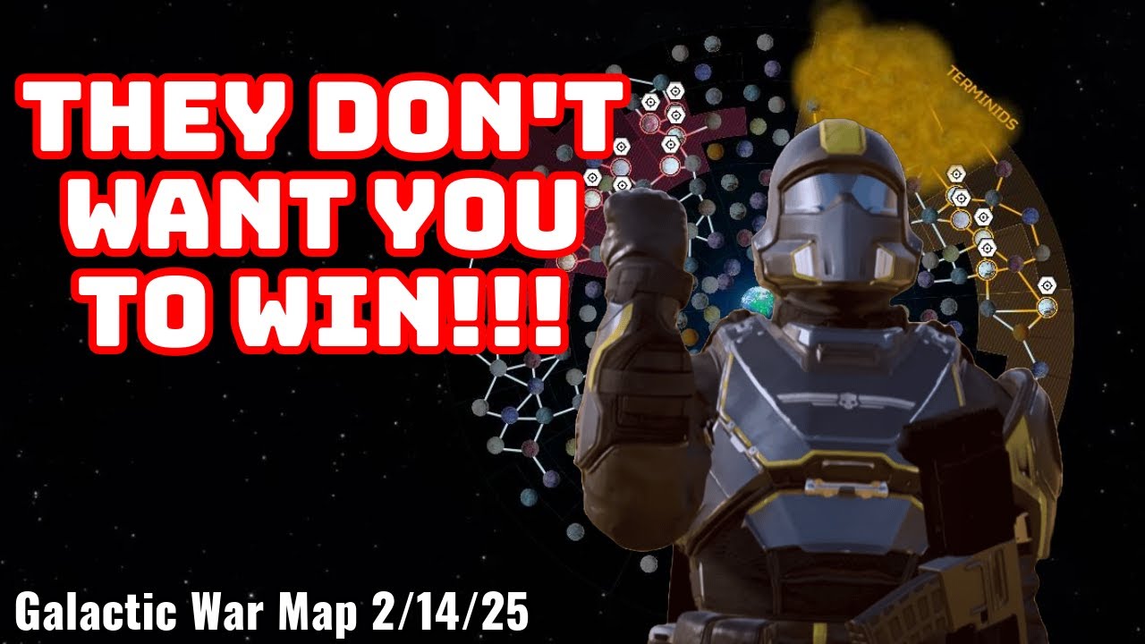 Helldivers 2 Galactic War Map 2/14/25