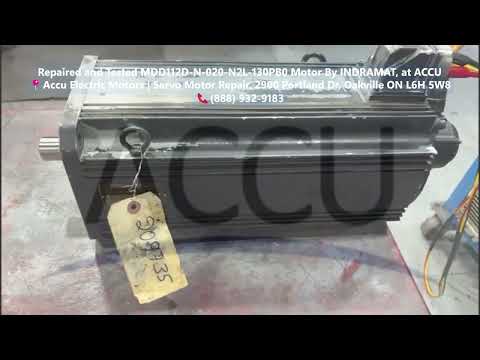 Repaired and Tested MDD112D-N-020-N2L-130PB0 Motor By INDRAMAT, at ACCU