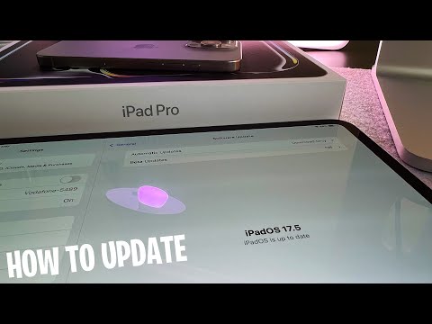 How To Update Software On iPad Pro M4 - 2024 version