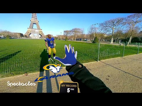 Catch the Football with Matthew Stafford in AR | Behind the Lens
