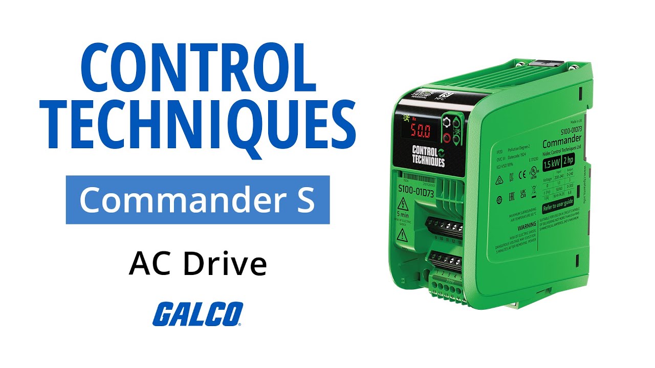 Control Techniques Commander S AC Drive | Galco