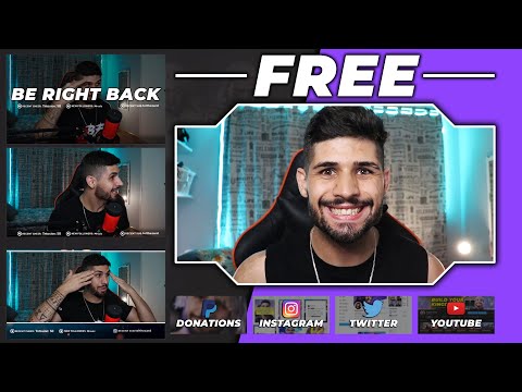 Clean Twitch Overlay For OBS & SLOBS = FREE DOWNLOAD