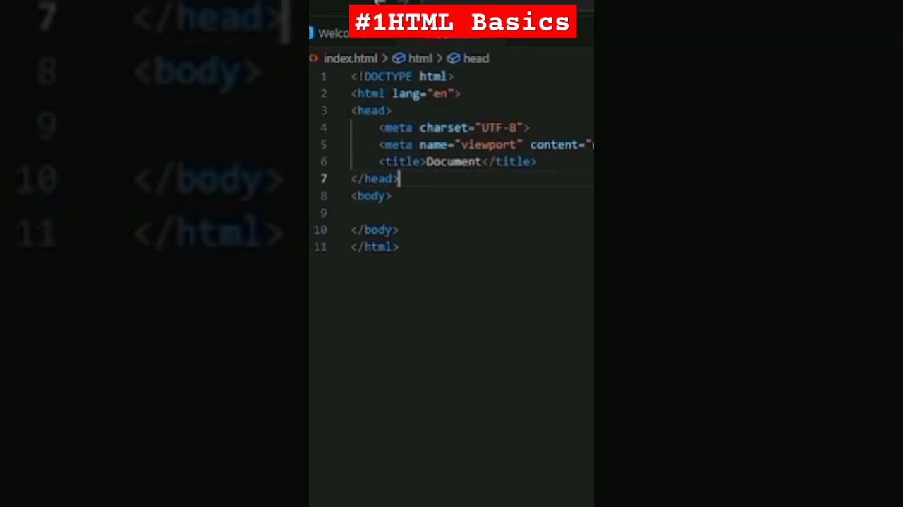 Writing Hello World In HTML - HTML Basics #html #coding #frontend #htmlcss #html5