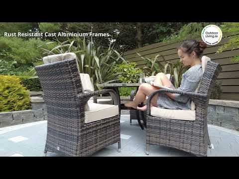 Kinsale 90cm Table With 4 Cairo Chairs