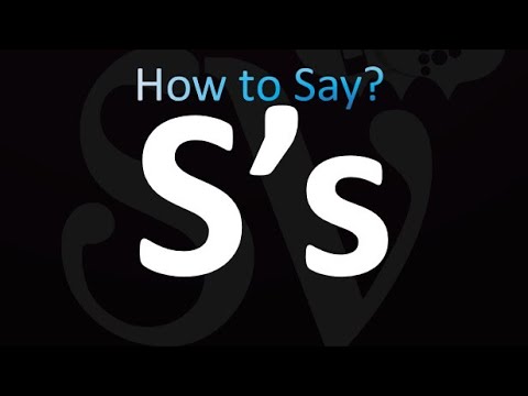 How to Pronounce S’s (correctly!)