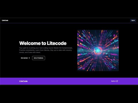 GitHub - VijayRavichander/litecode: litecode