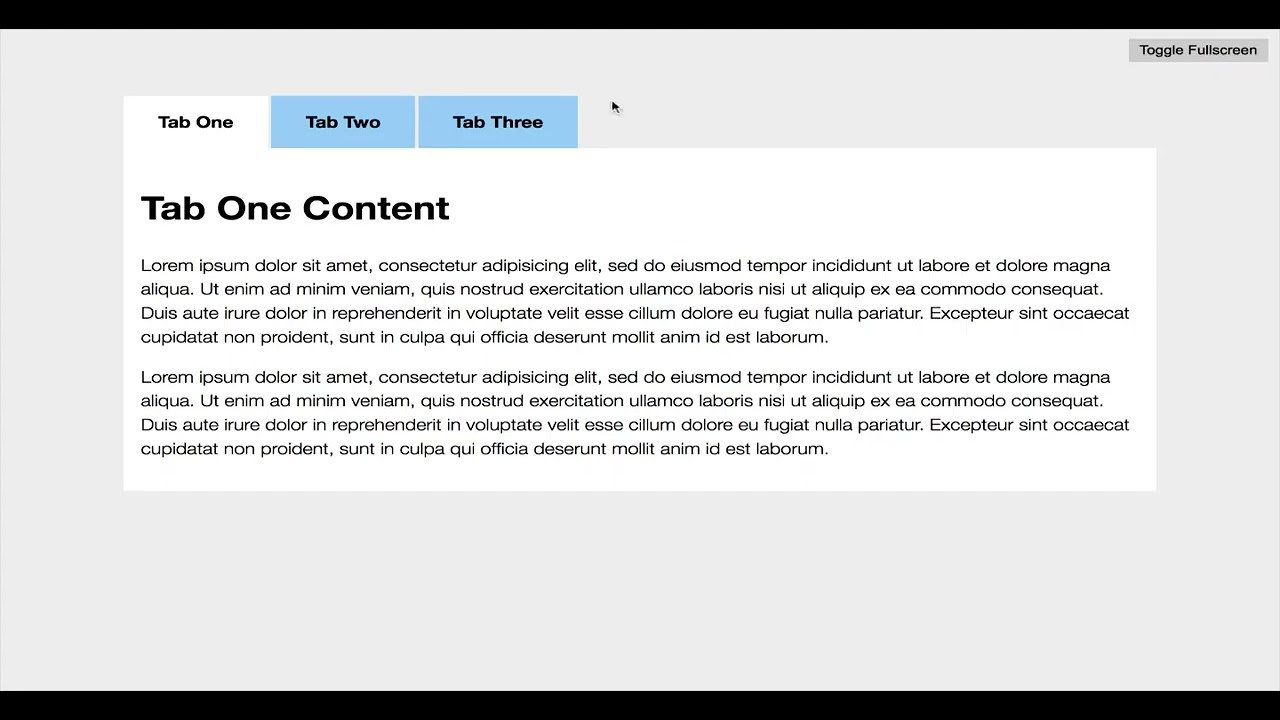 Create Responsive Pure CSS Tabs! Step-by-Step Tutorial 📱💻