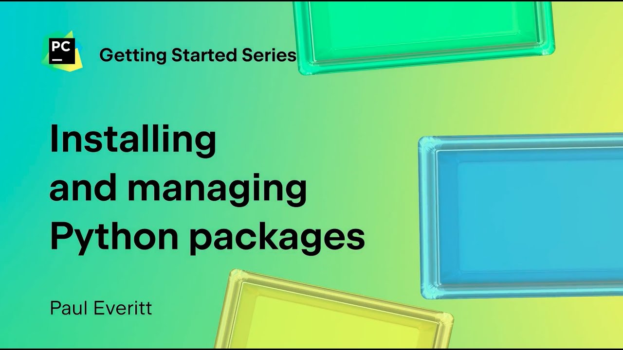 Installing and managing Python packages in PyCharm | Getting started