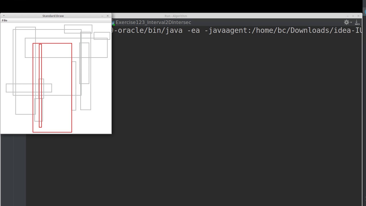 Sedgewick Algorithms Exercise 1.2.3 Visualisation