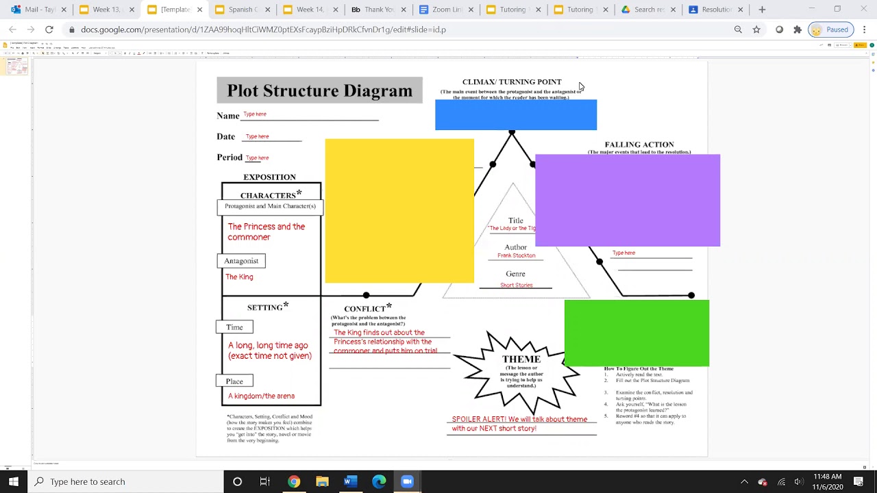 Plot Diagram Assignment