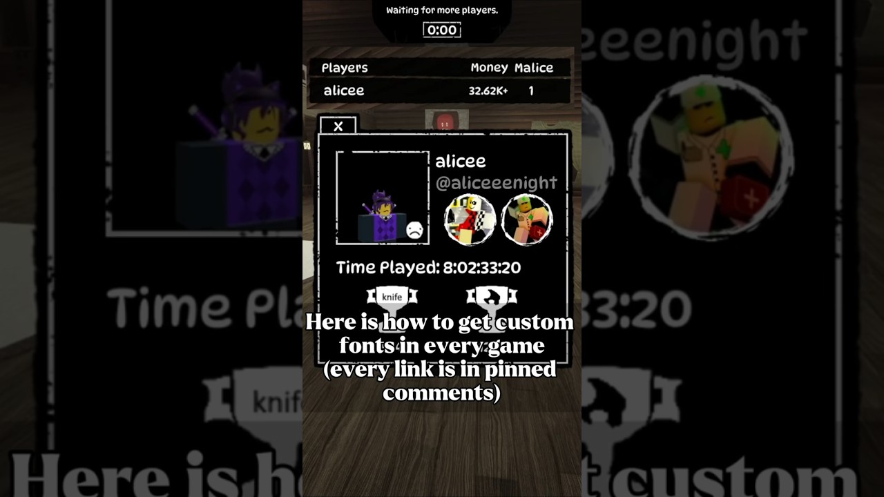 How to Get Custom Fonts in EVERY Game | #roblox #fishstrap