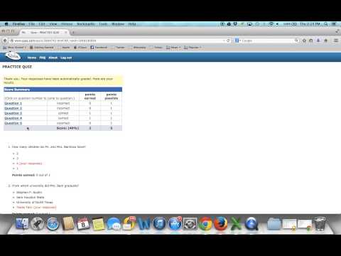 Quia Tutorial