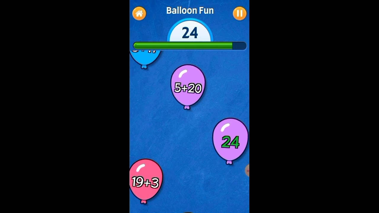 MATH GAMES/ADDITION/BALLOON POP