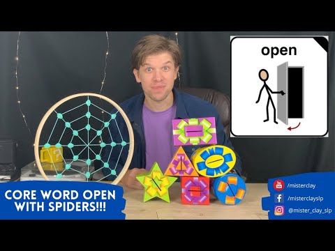 Spider Game and Core Word OPEN/ Educational Video with AAC