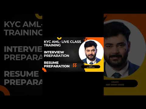 KYC AML Training (Live Clas Training)