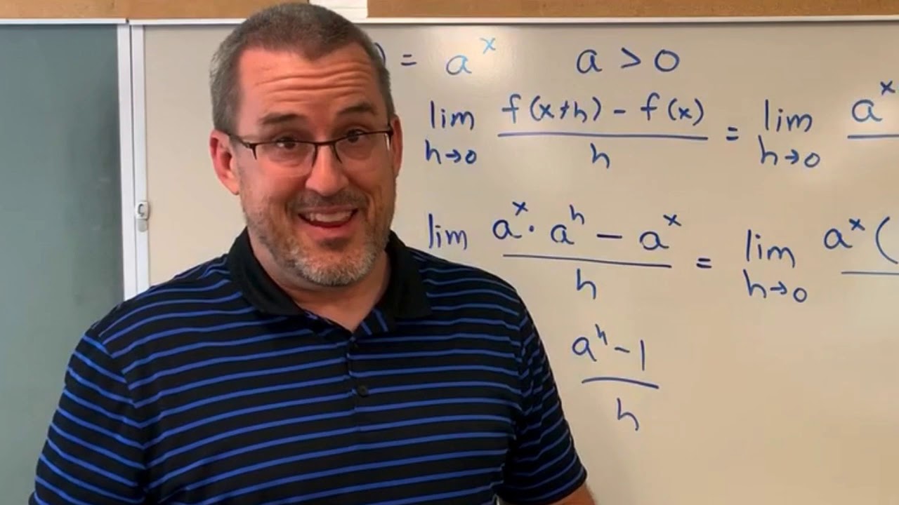 Making Sense of Derivatives: Differentiating aˣ (Dr. Scott Adamson)