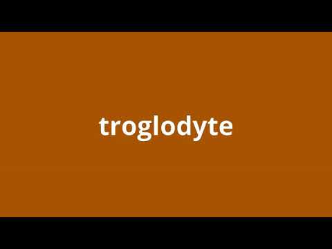 what is the meaning of troglodyte