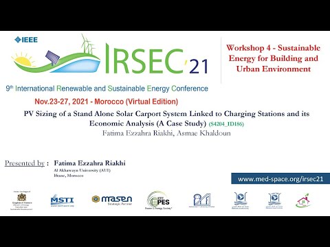 186 - PV Sizing of a Stand Alone Solar Carport System Linked to Charging Stations and its Economic
