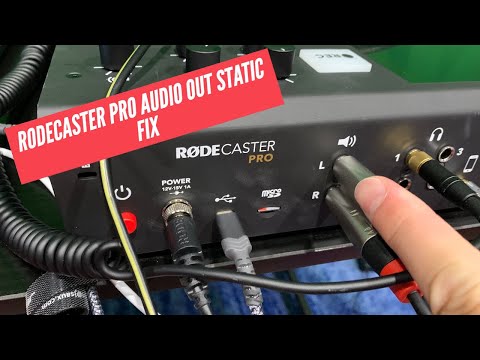Rodecaster Pro Monitor Out Noise Fix Tutorial