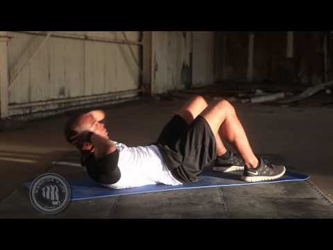 2 -Intermediate- Fitness- Abs - Cross Body Crunches