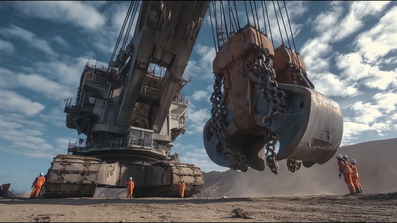 Giant Construction Machines At Work | Massive Draglines, Bridge Installation And Mining Equipment