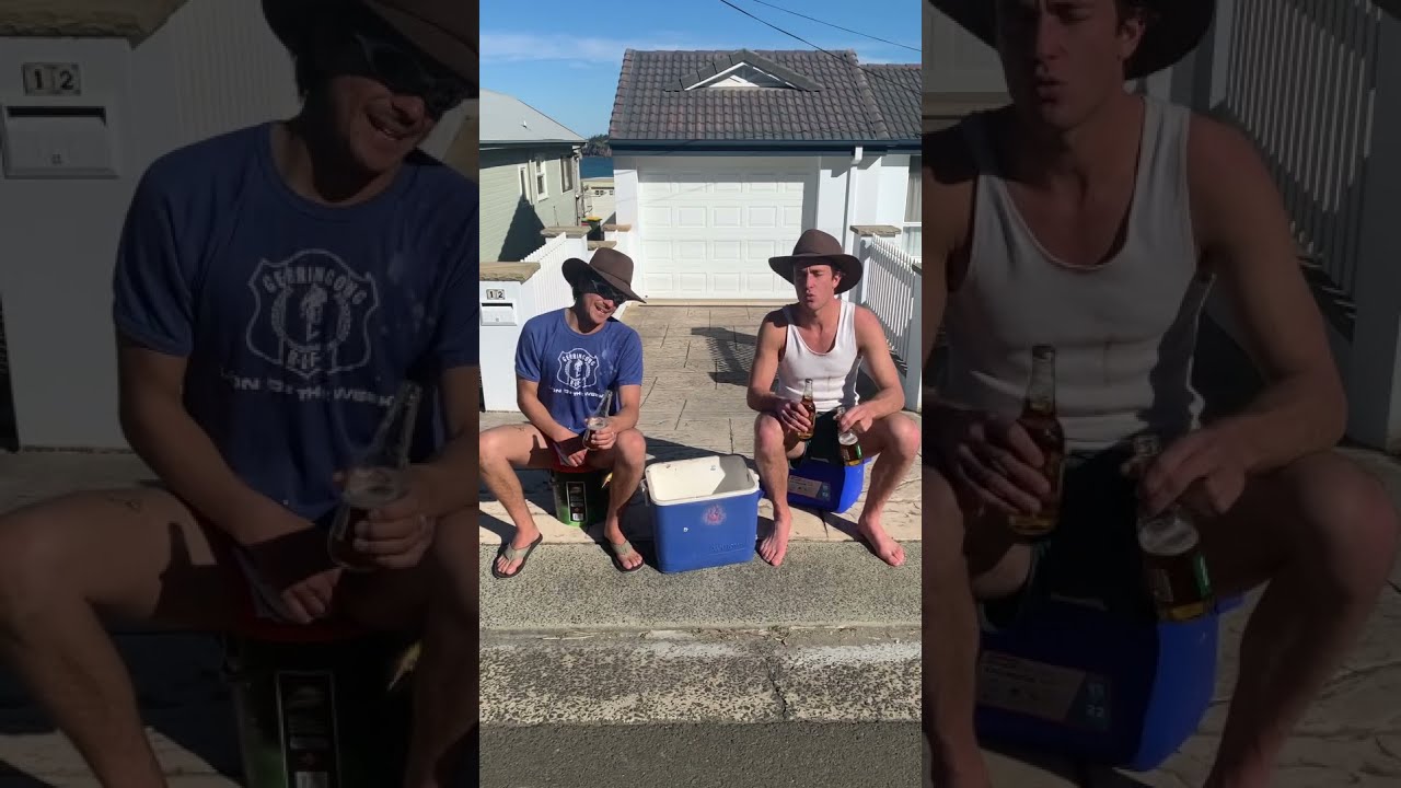 American meets an Aussie for the first time...