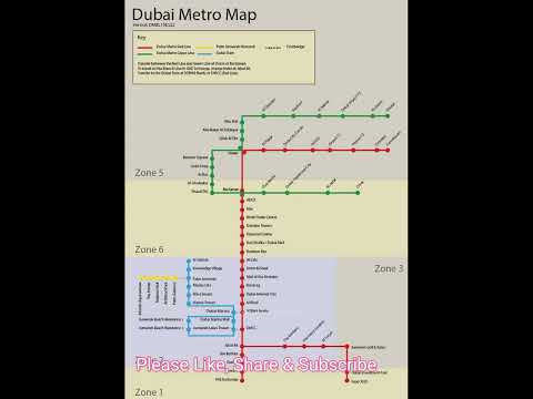 DUBAI METRO MAP & INFO