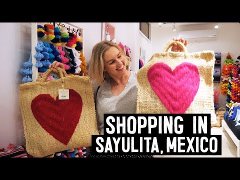 Shopping in Sayulita, Mexico