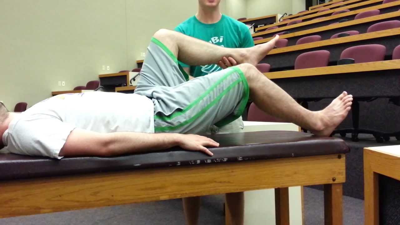 Thomas' Sign for Hip Flexor Tightness