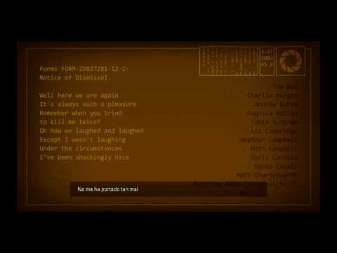Steam Community :: Video :: Portal 2 | Ending Song - Créditos [Esp Sub]