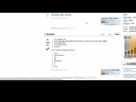 How to Open .Hex File : How to Open Various File Types
