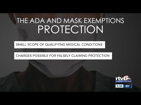 The ADA and Masks: Small scope of qualifying medical conditions