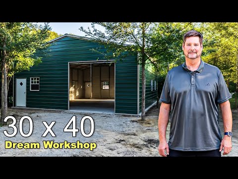 30x40 Metal Building Dream Workshop From Alan's Factory Outlet