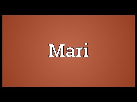 Mari Meaning