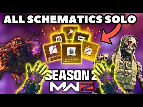 How To Get Every Schematic in MW3 Zombies Easy Ultimate Solo Guide