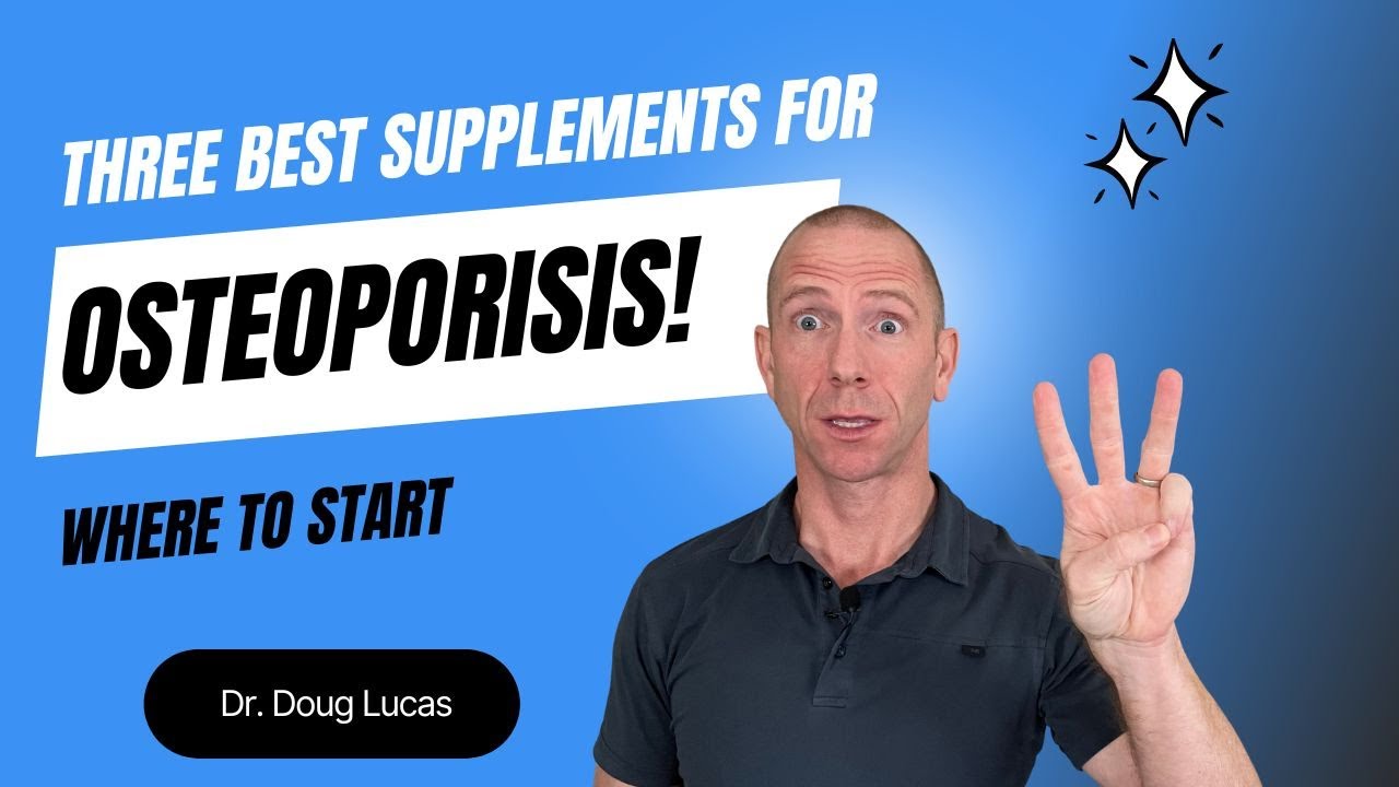 Three Best Supplements for Osteoporosis!! Where To Start