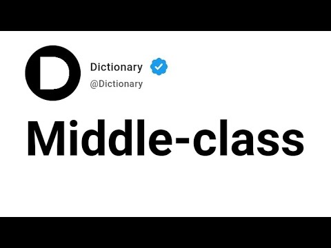 Middle-class Meaning In English