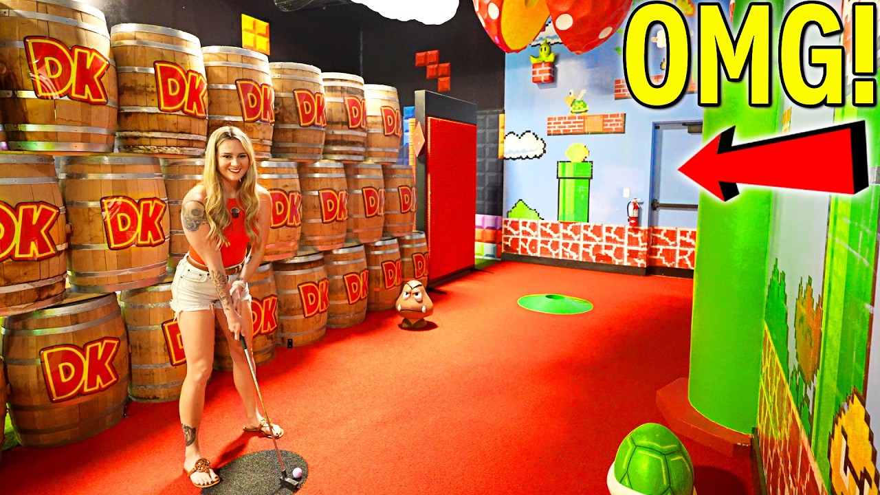 Mind-Blowing INSANE Mini Golf Course! - Never Seen Before!