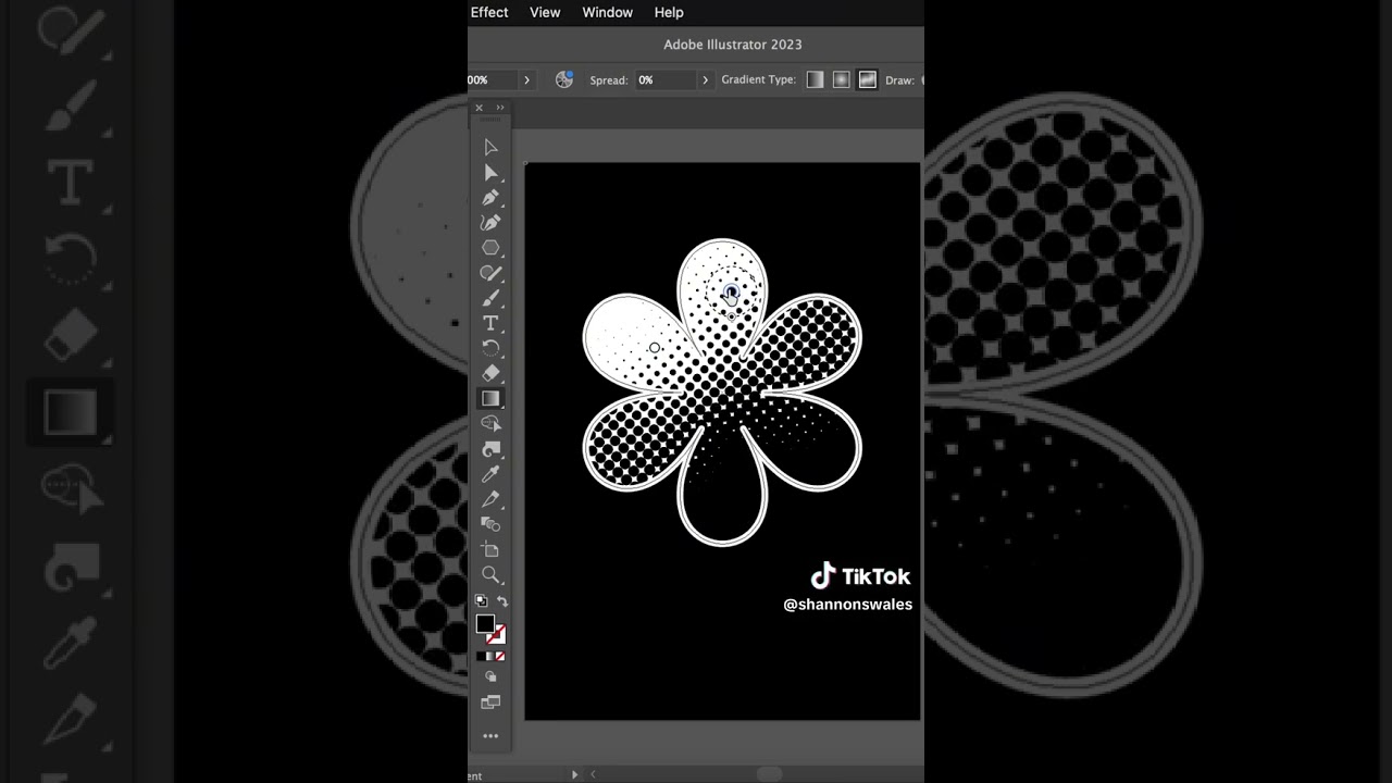 Halftone Effect In Adobe Illustrator