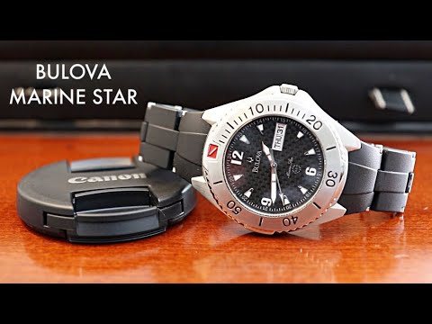 VINTAGE BULOVA MARINE STAR RARE! 90s