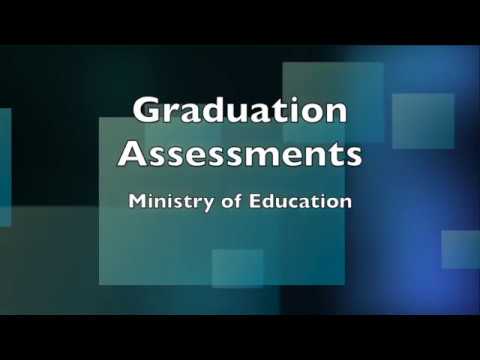 Ministry Graduation Assessments Webinar