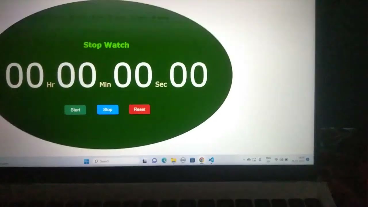 Coding Ninjas Frontend skills test - Stopwatch ⏱️ #codingninja #stopwatch #viral